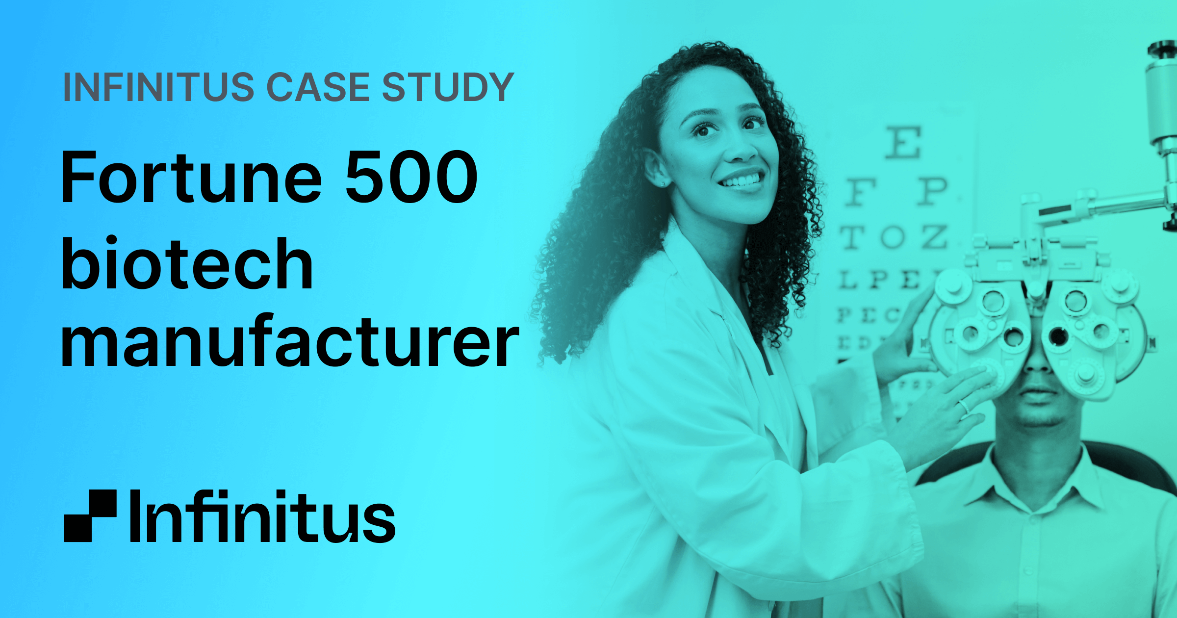 Case study: Fortune 500 biotech manufacturer | Infinitus